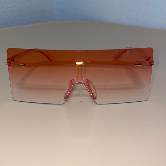 Accessories | Redorange Square Block Sunglasses | Poshmark